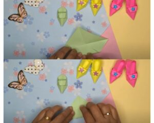 How To Make Easy Paper Shoes Craft - fabbcraft