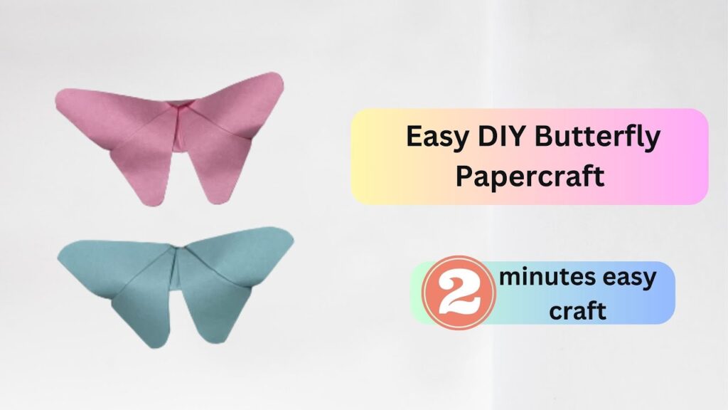 How To Make Paper Butterfly (Tutorial With Pictures) - fabbcraft