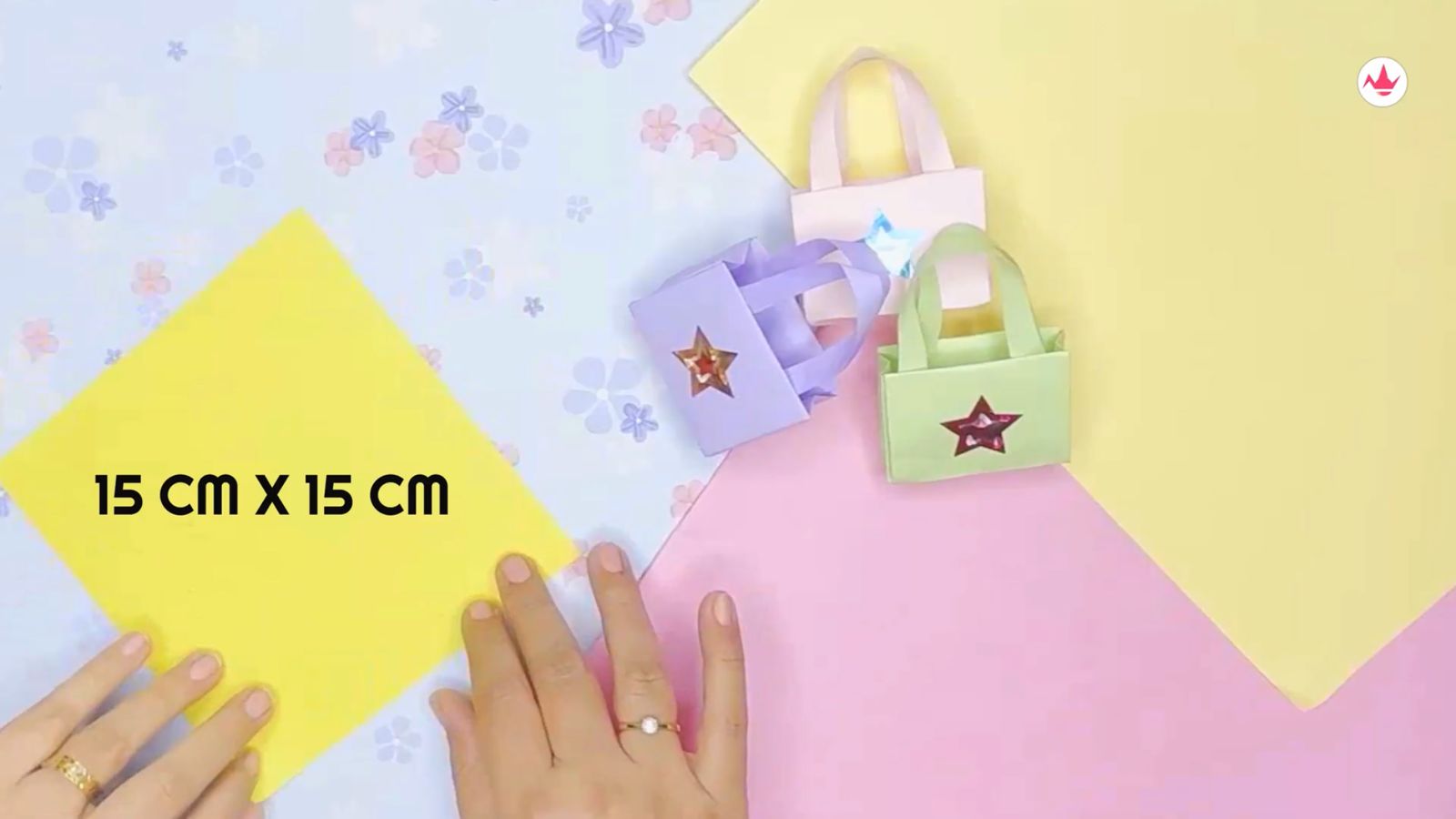 How To Make Paper Bag With Handles - Video Tutorial And Pictures ...