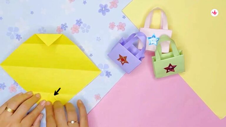 How To Make Paper Bag With Handles - Video Tutorial And Pictures ...