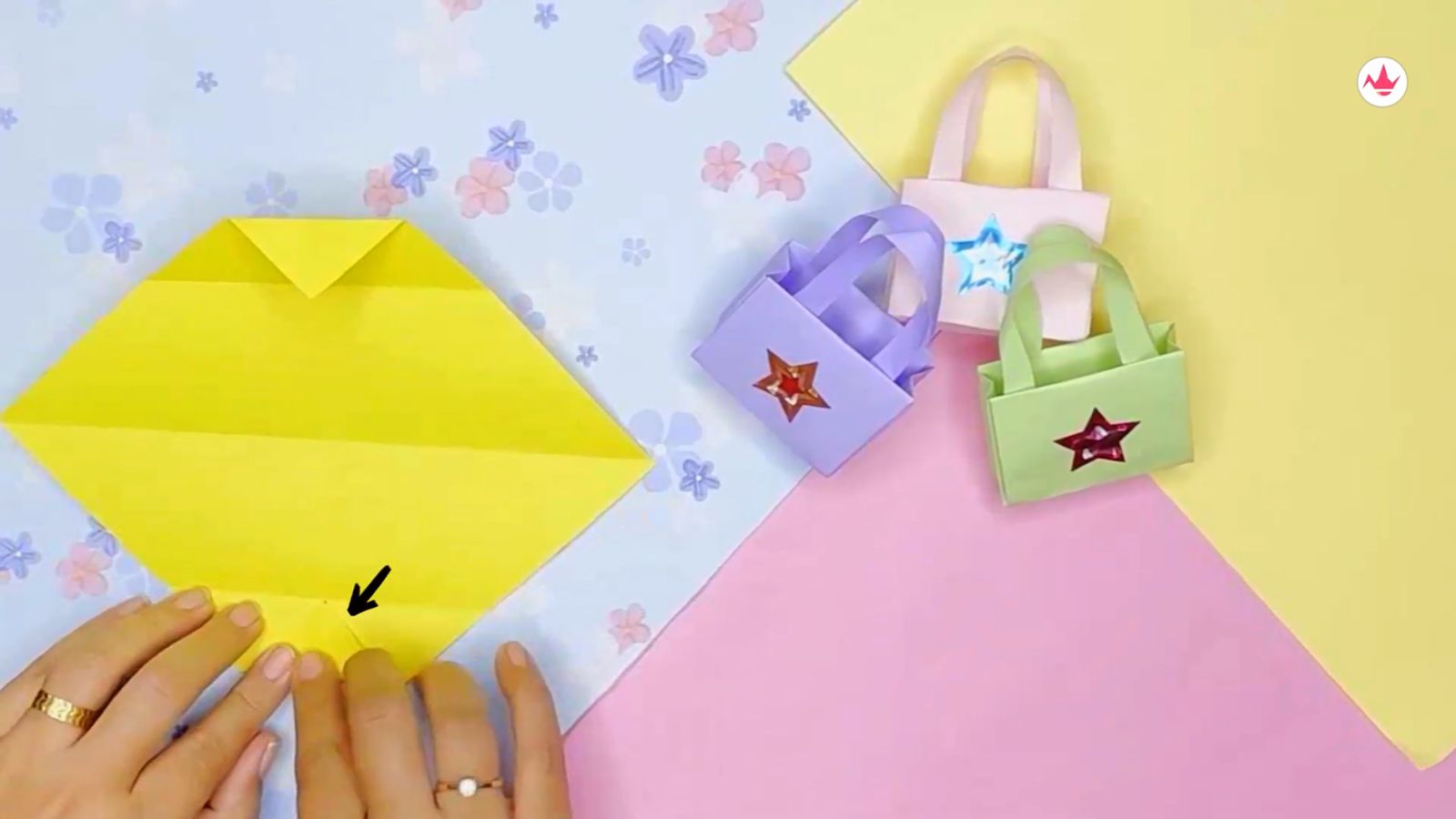 How To Make Paper Bag With Handles - Video Tutorial And Pictures ...