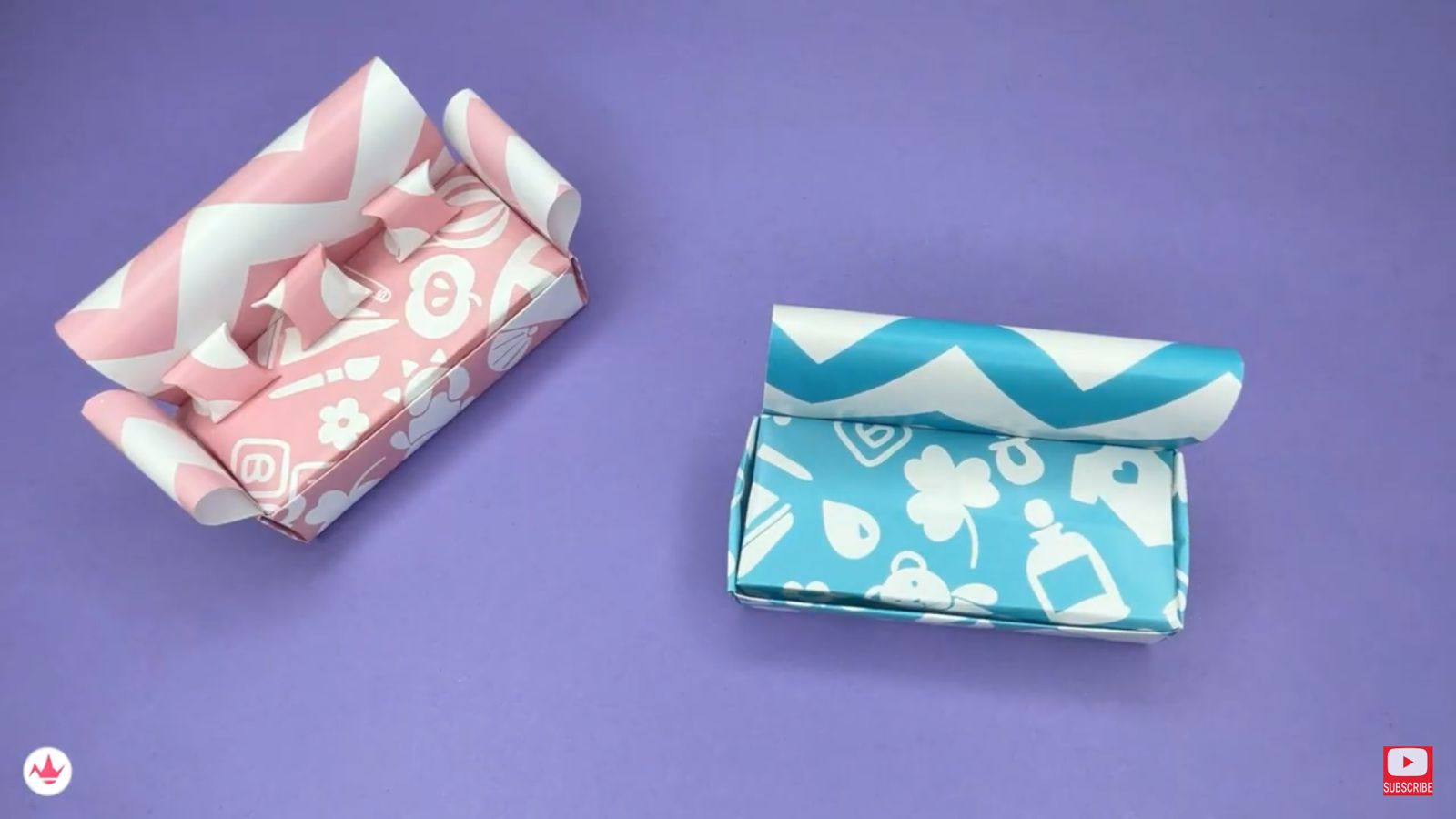 How To Make Paper Sofa - Step By Step Video Tutorial And Pictures ...