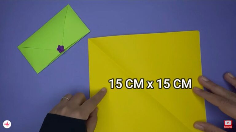 How To Make Origami Envelope - Step By Step Tutorial With Pictures ...