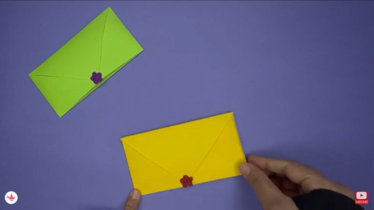How To Make Origami Envelope - Step By Step Tutorial With Pictures ...