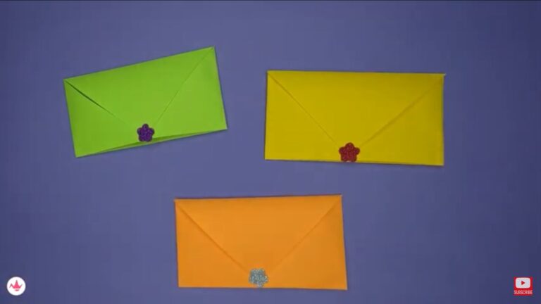 How To Make Origami Envelope - Step By Step Tutorial With Pictures ...