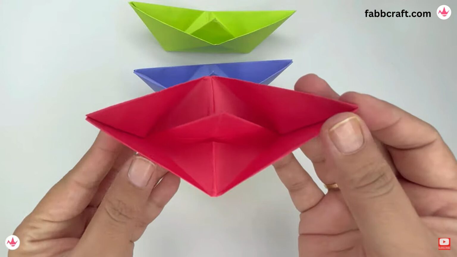 How To Make An Origami Boat - fabbcraft