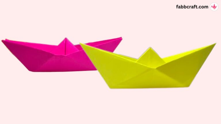 How To Make An Origami Boat - fabbcraft