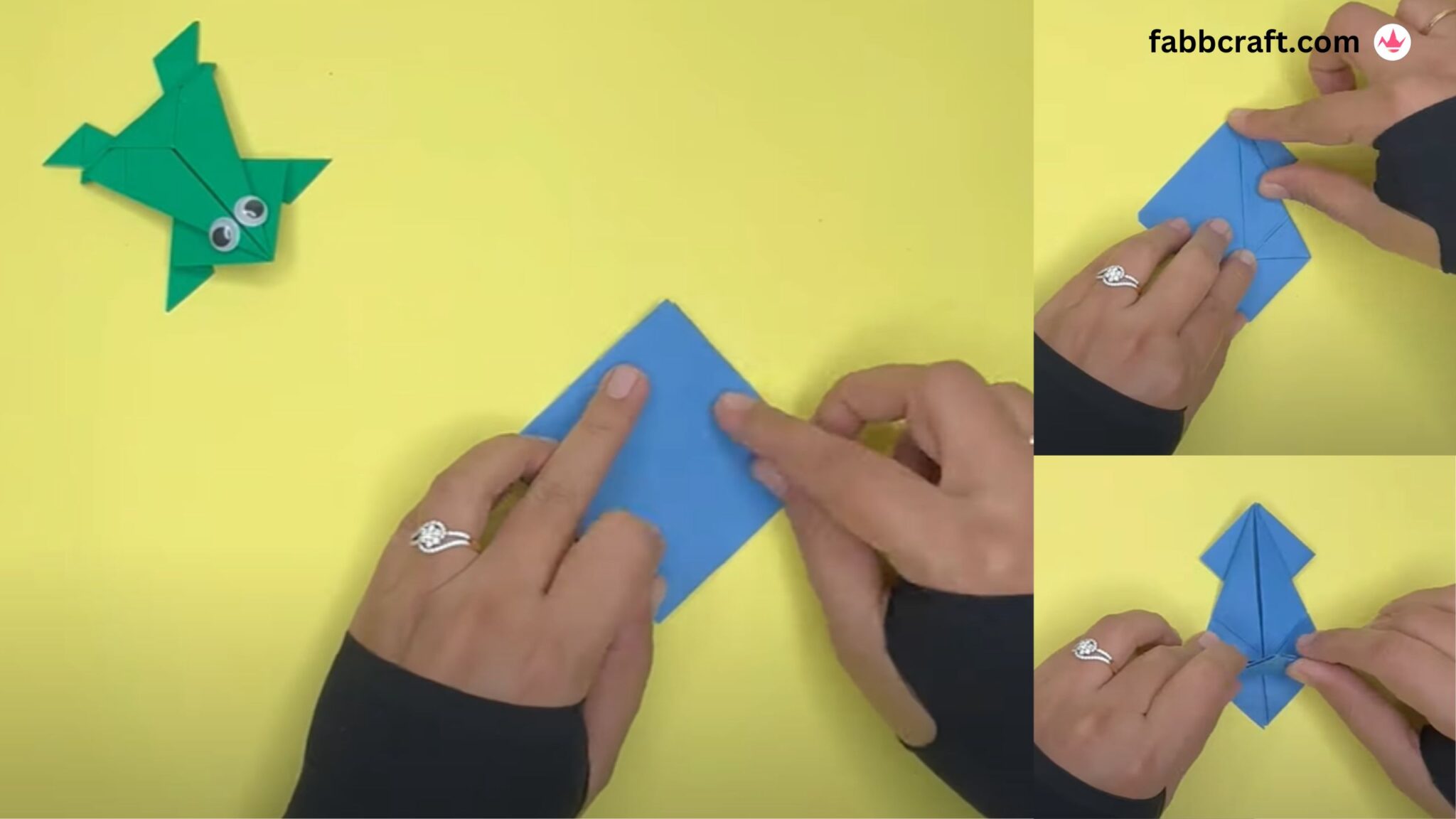 How To Make Origami Frog (Step by Step Tutorial + Video) - fabbcraft