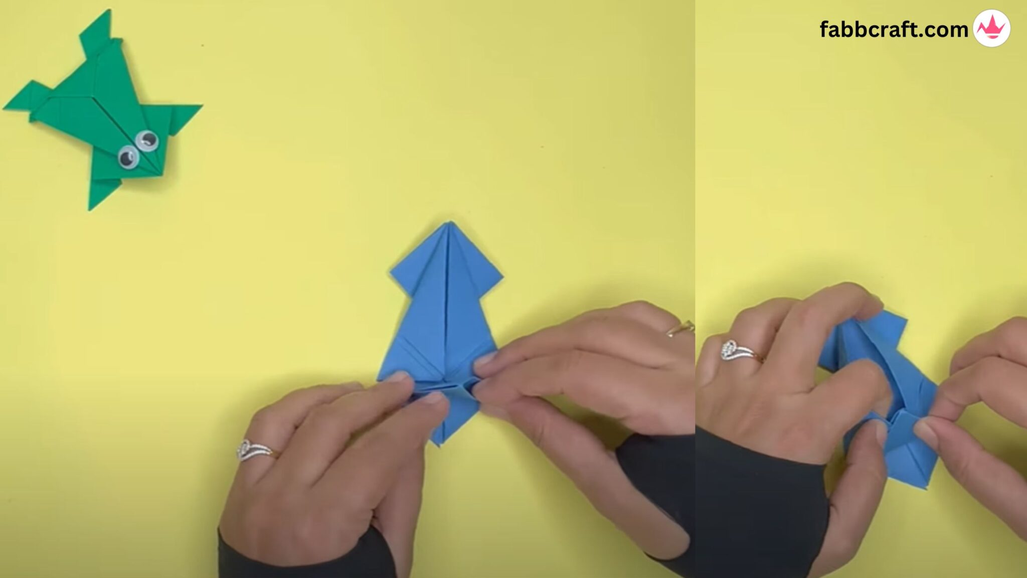 How To Make Origami Frog (Step by Step Tutorial + Video) - fabbcraft