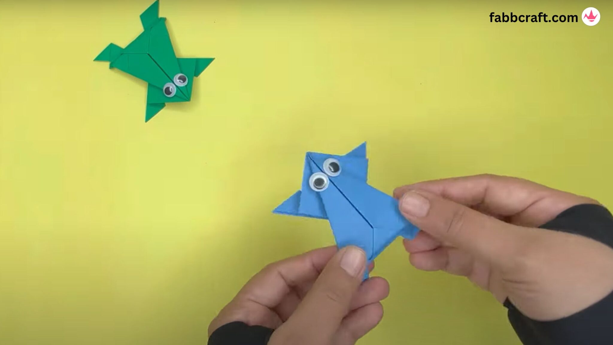 How To Make Origami Frog (Step by Step Tutorial + Video) - fabbcraft