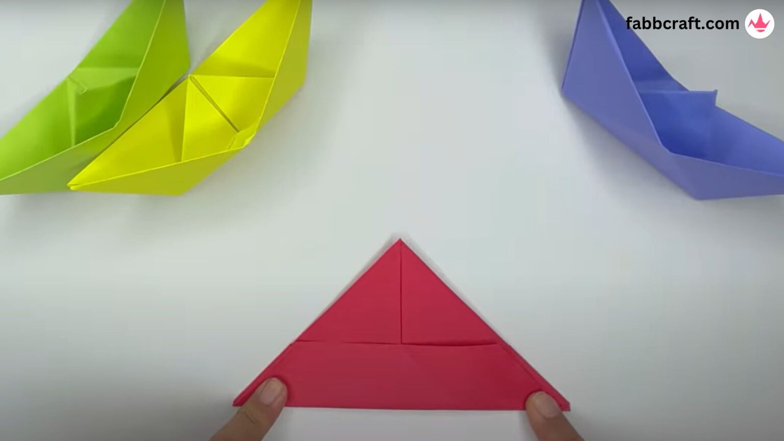 How To Make An Origami Boat - fabbcraft
