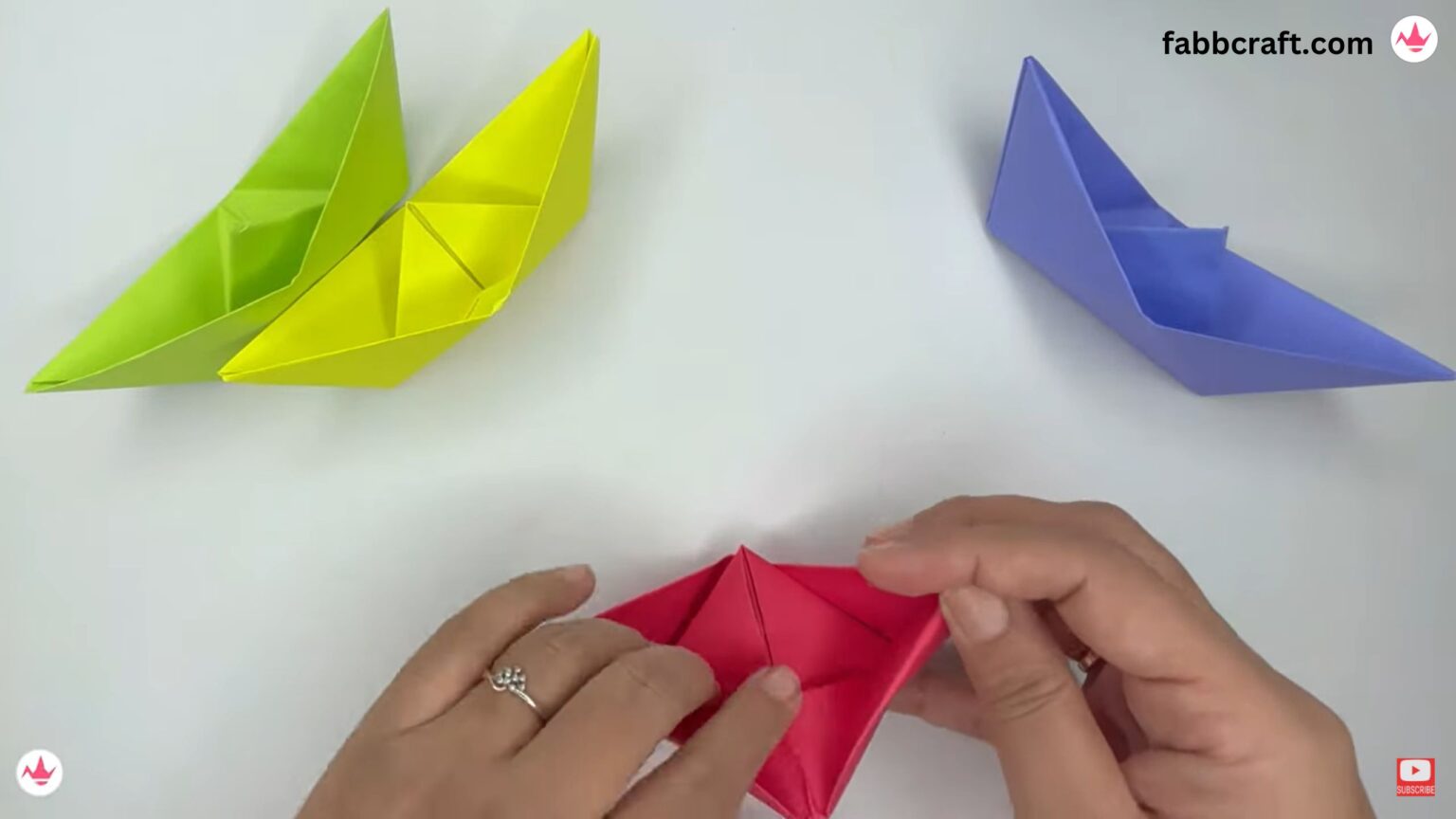 How To Make An Origami Boat - fabbcraft