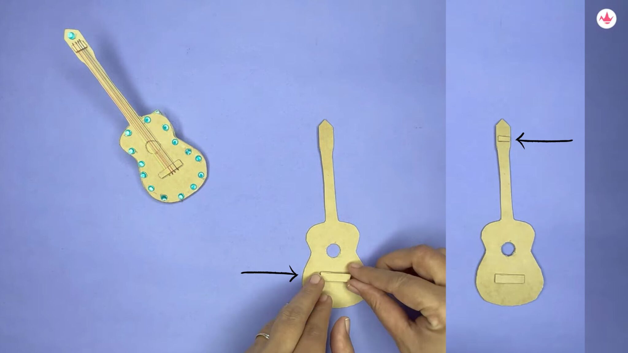 How To Make A Mini Guitar (Step By Step Tutorial) - fabbcraft