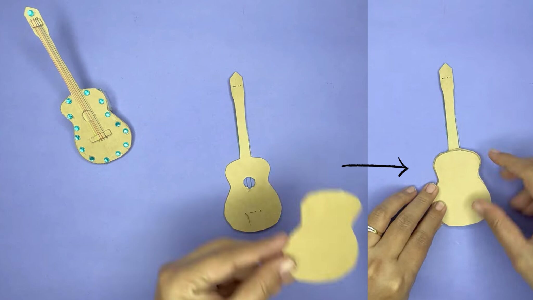 How To Make A Mini Guitar (Step By Step Tutorial) - fabbcraft