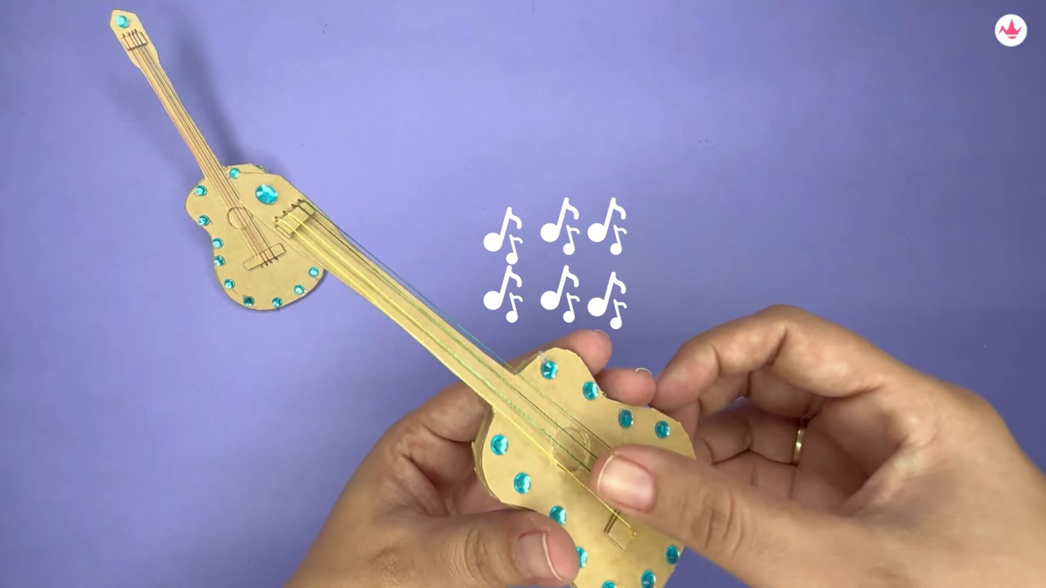 How To Make A Mini Guitar (Step By Step Tutorial) - fabbcraft