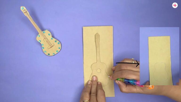 How To Make A Mini Guitar (Step By Step Tutorial) - fabbcraft