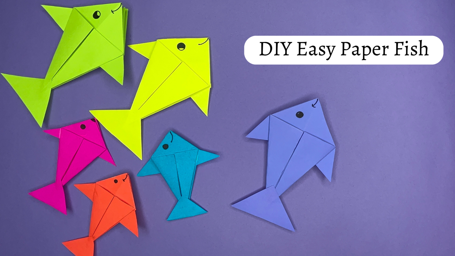 How To Make Origami Fish (Step By Step Tutorial With Pictures) - fabbcraft