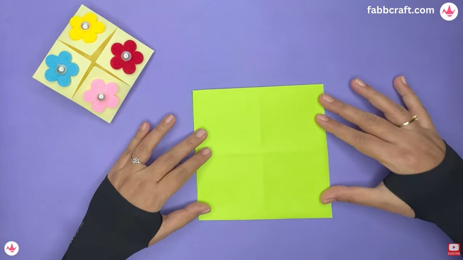 How To Make Paper Fortune Teller (Step-by-Step Tutorial + Video ...