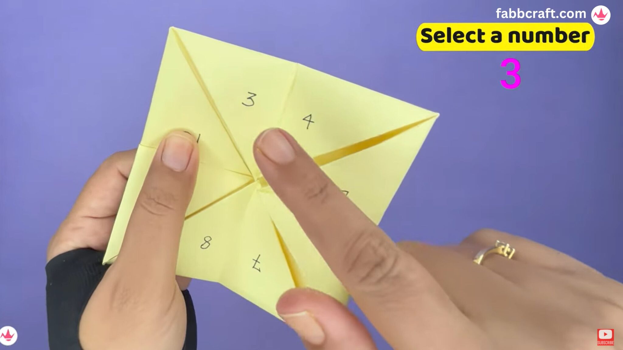 How To Make Paper Fortune Teller (Step-by-Step Tutorial + Video ...