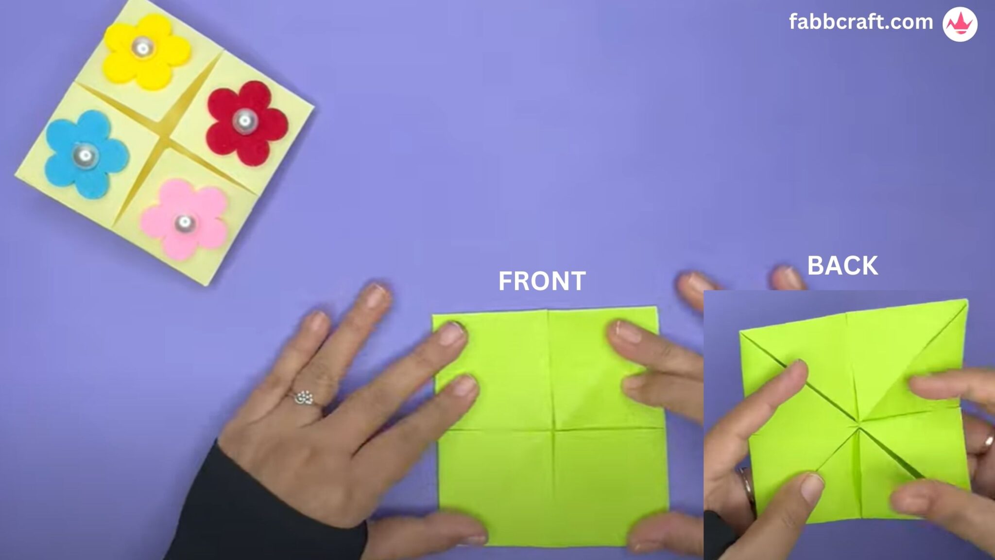 How To Make Paper Fortune Teller (Step-by-Step Tutorial + Video ...