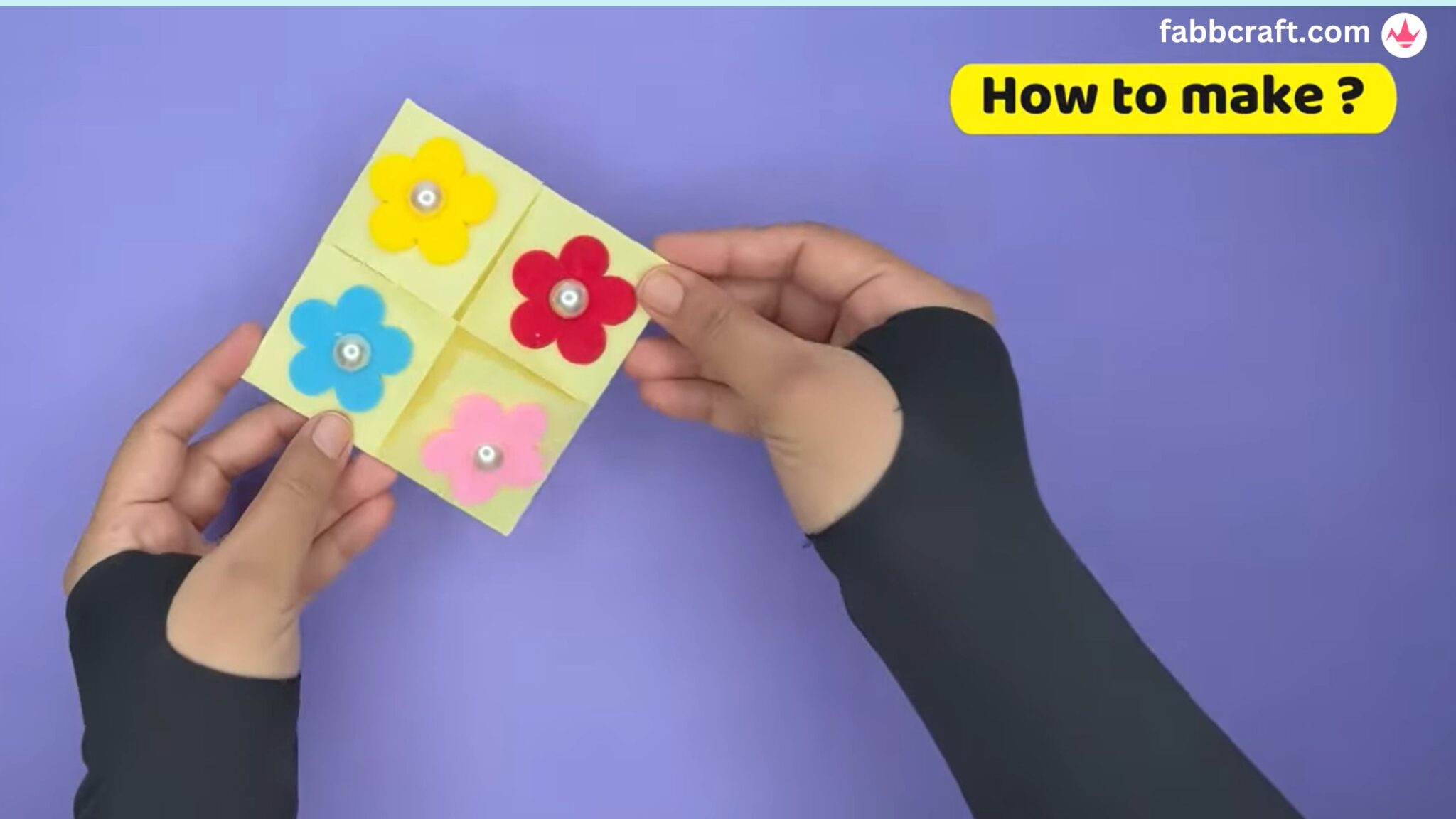 How To Make Paper Fortune Teller (Step-by-Step Tutorial + Video ...