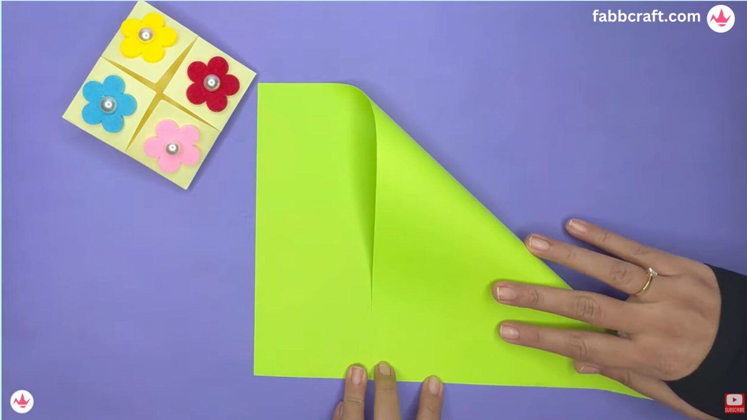 How To Make Paper Fortune Teller (Step-by-Step Tutorial + Video) - fabbcraft