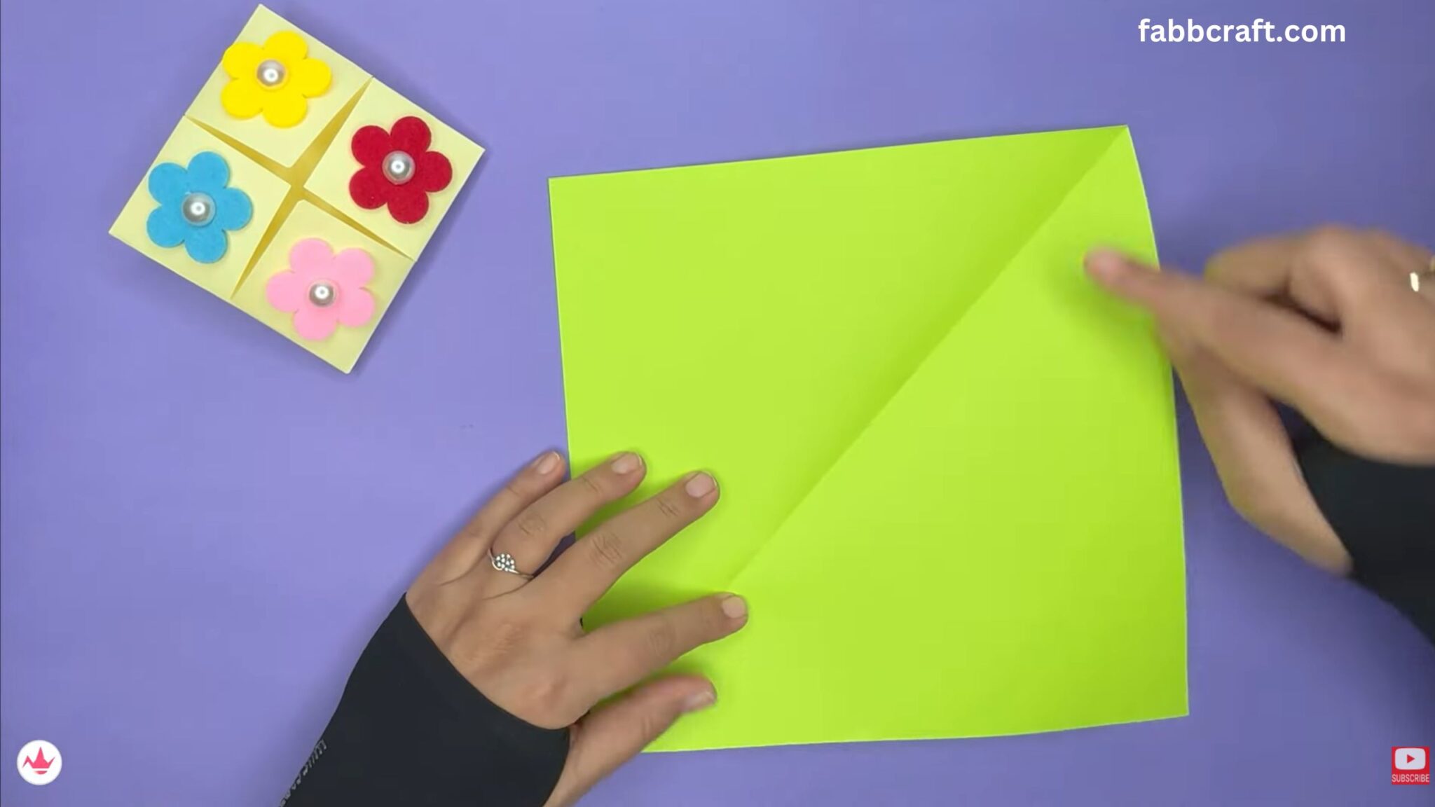 How To Make Paper Fortune Teller (Step-by-Step Tutorial + Video ...