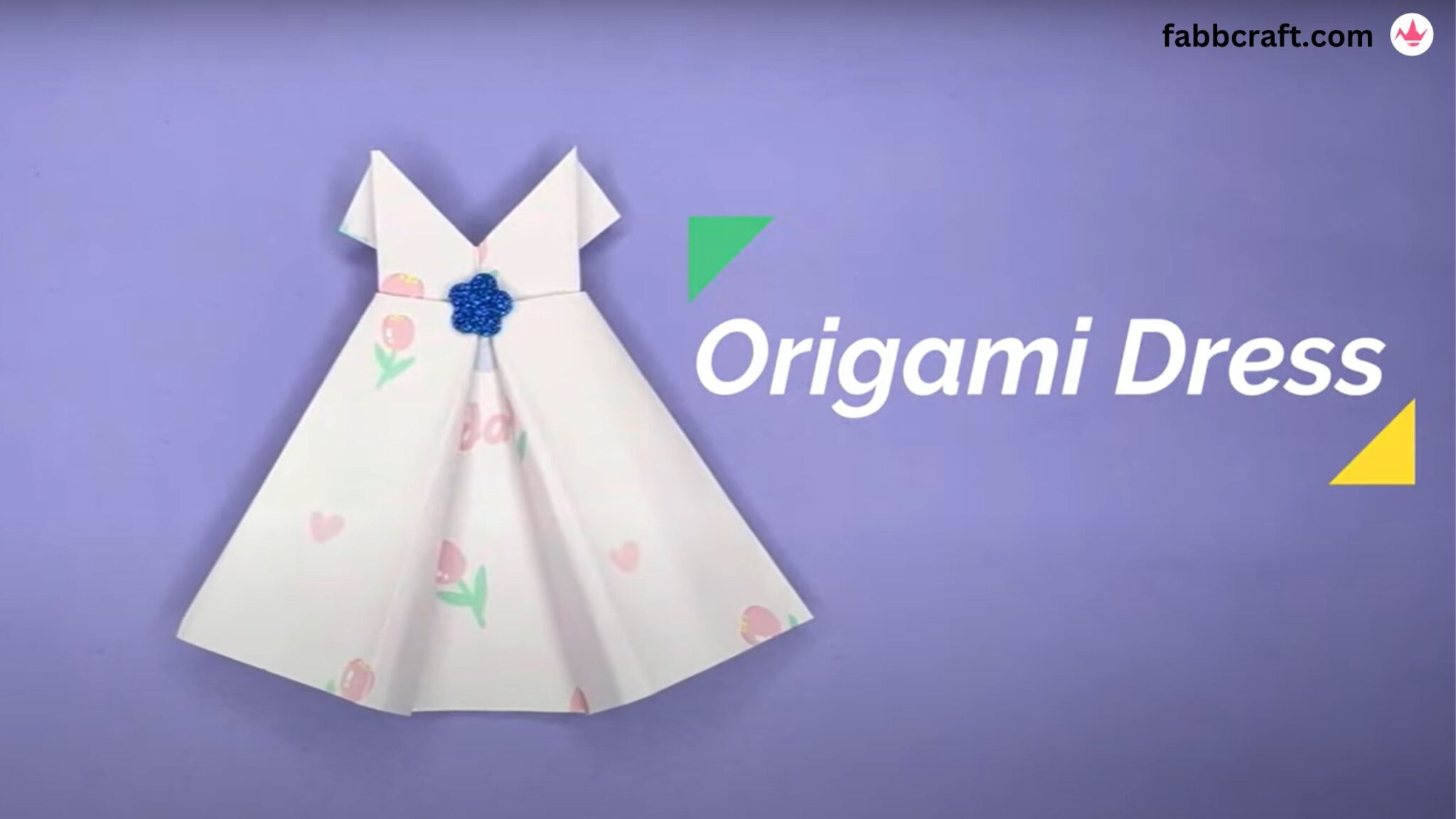 How To Make Origami Dress (Step By Step Tutorial With Pictures) - fabbcraft
