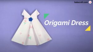 How To Make Origami Dress (Step By Step Tutorial With Pictures) - fabbcraft