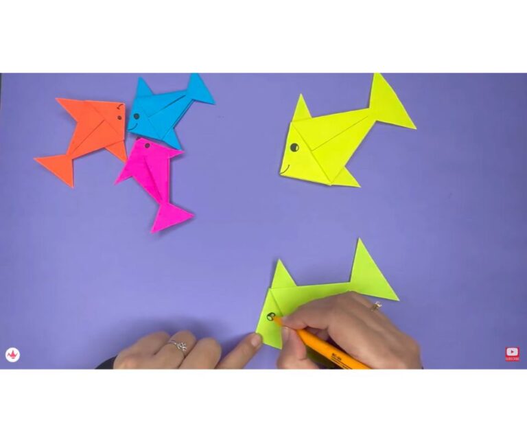 How To Make Origami Fish (Step By Step Tutorial With Pictures) - fabbcraft
