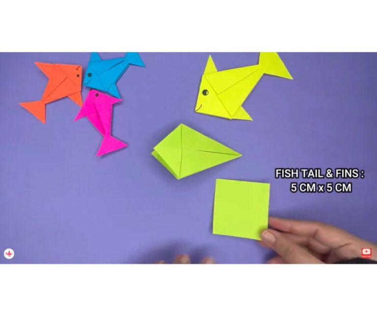 How To Make Origami Fish (Step By Step Tutorial With Pictures) - fabbcraft