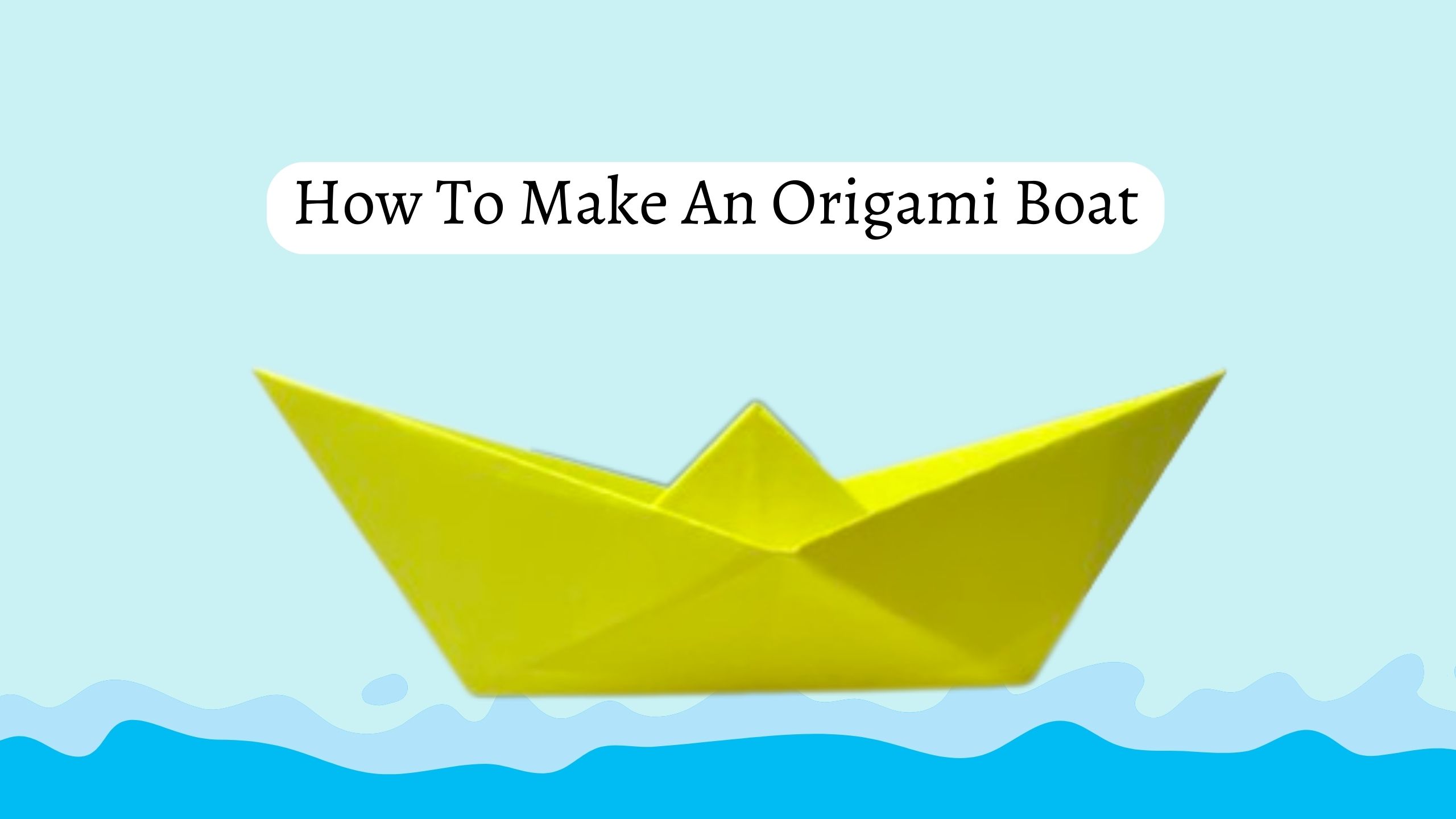 How To Make An Origami Boat - fabbcraft