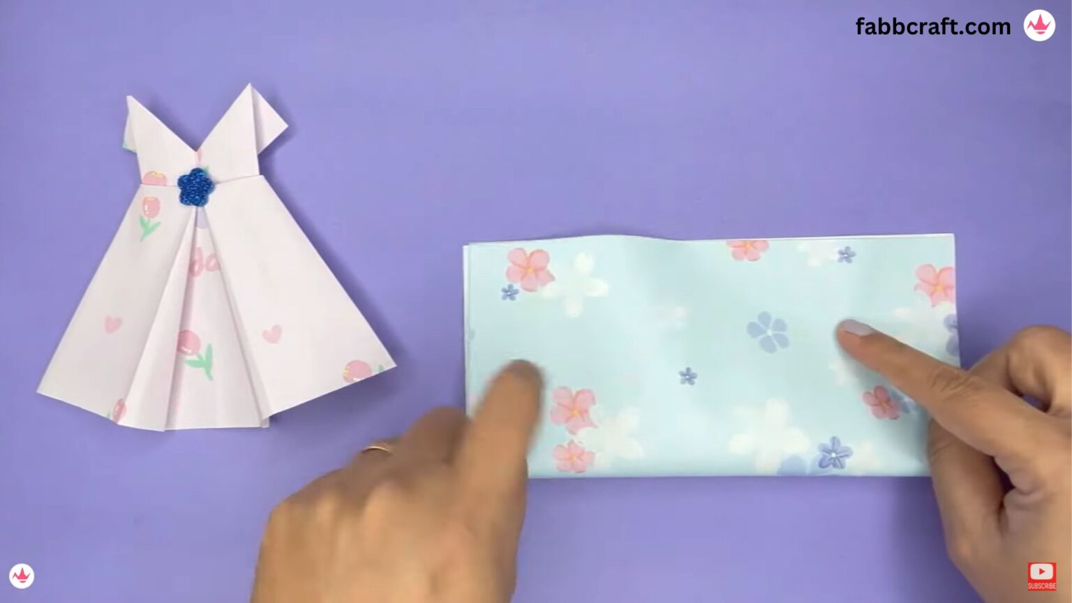 How To Make Origami Dress (Step By Step Tutorial With Pictures) - fabbcraft