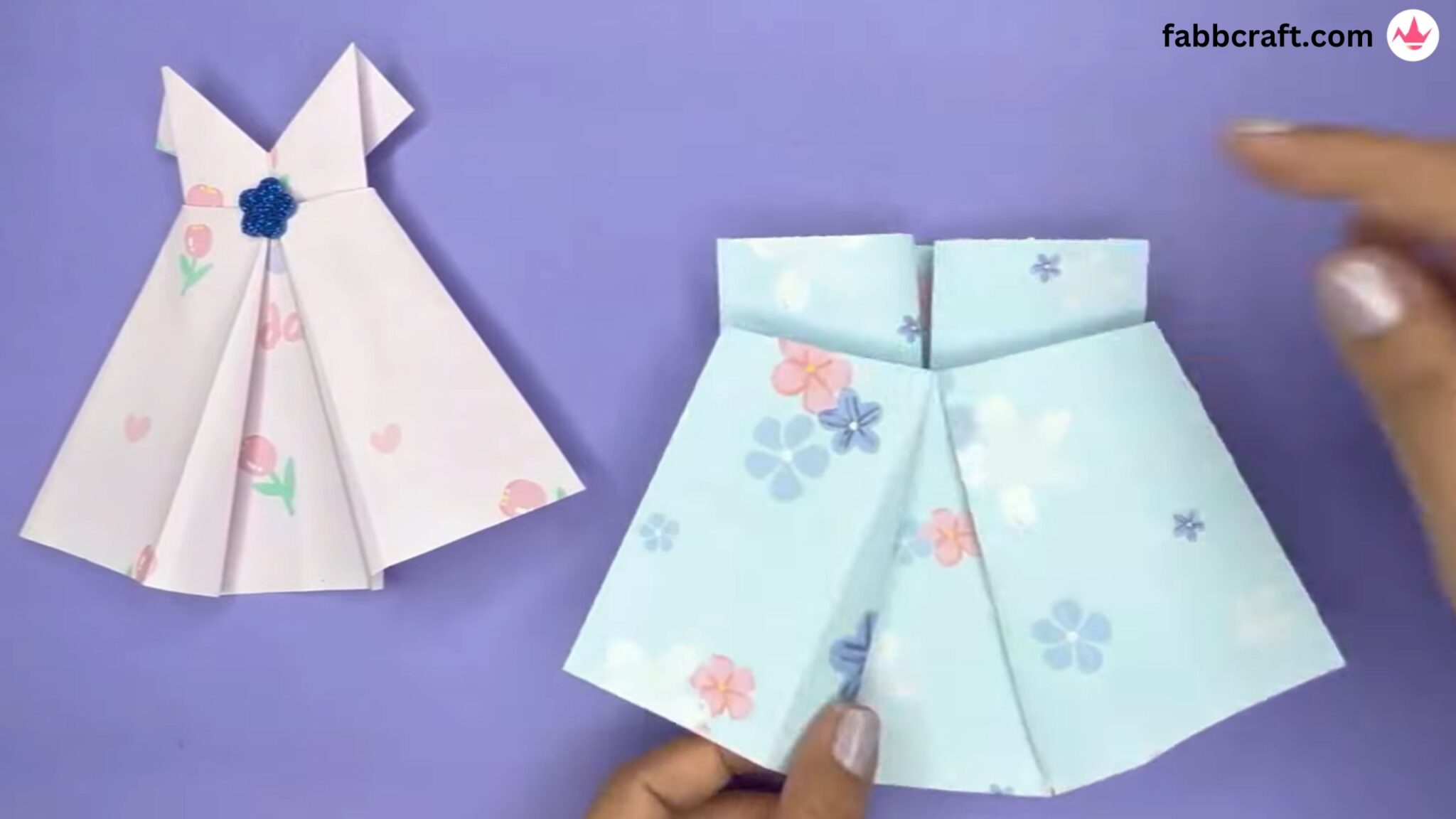 How To Make Origami Dress (Step By Step Tutorial With Pictures) - fabbcraft