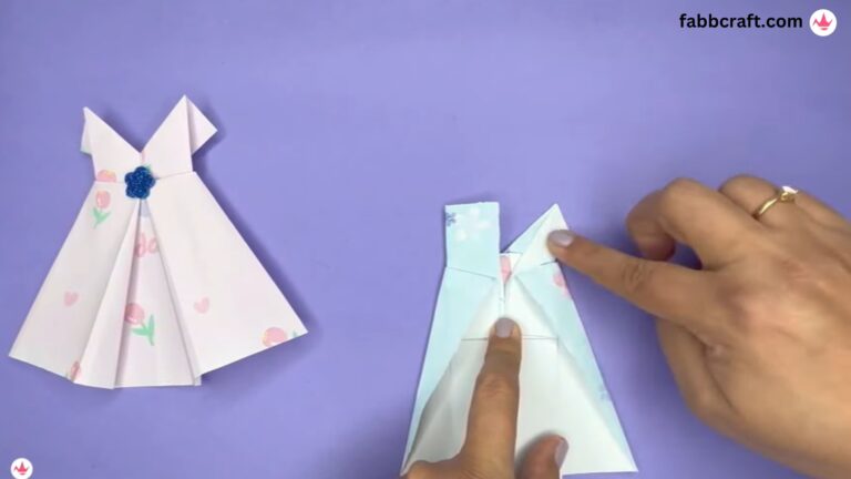 How To Make Origami Dress (Step By Step Tutorial With Pictures) - fabbcraft
