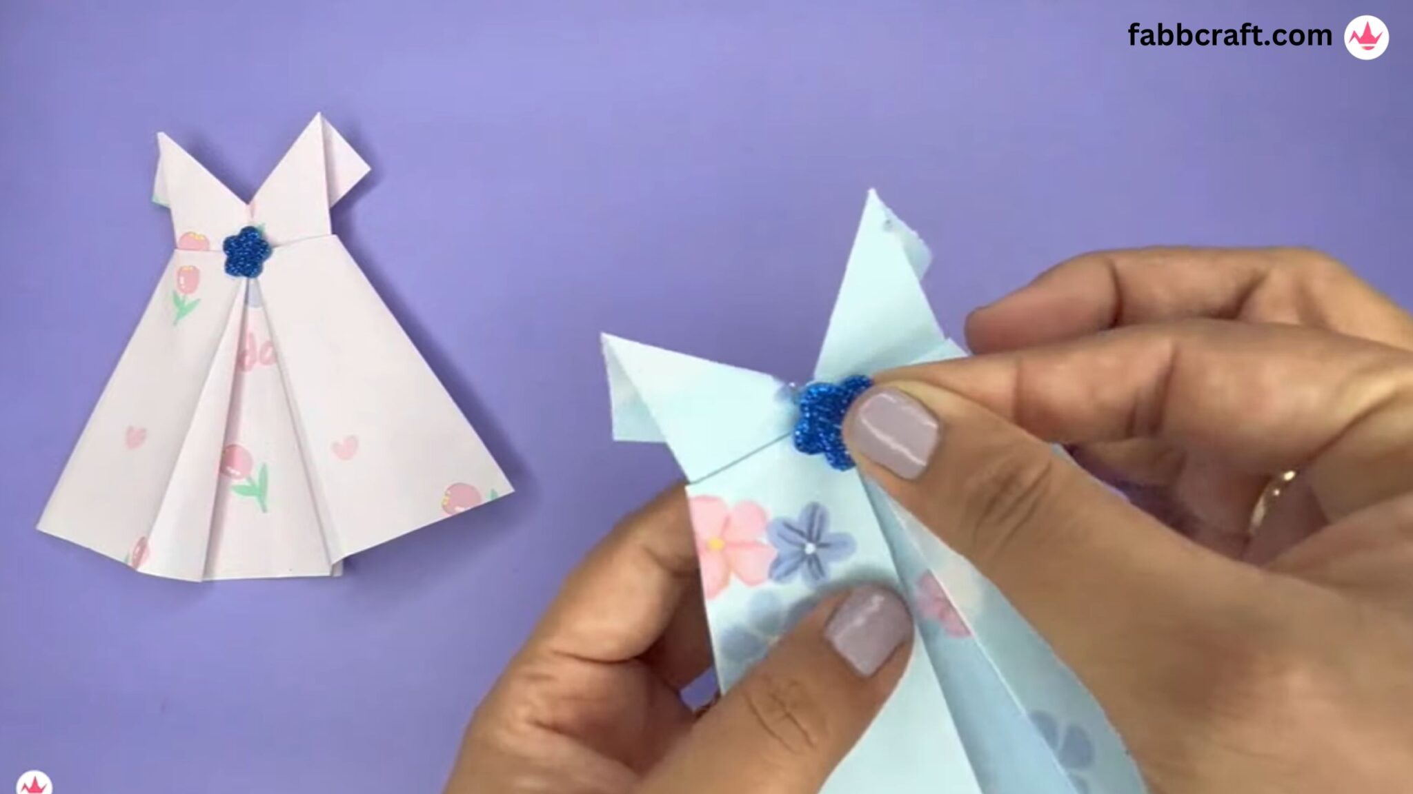 How To Make Origami Dress (Step By Step Tutorial With Pictures) - fabbcraft