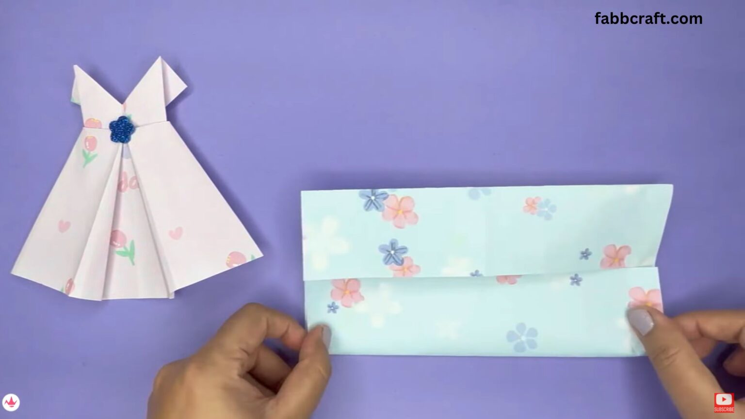 How To Make Origami Dress (Step By Step Tutorial With Pictures) - fabbcraft