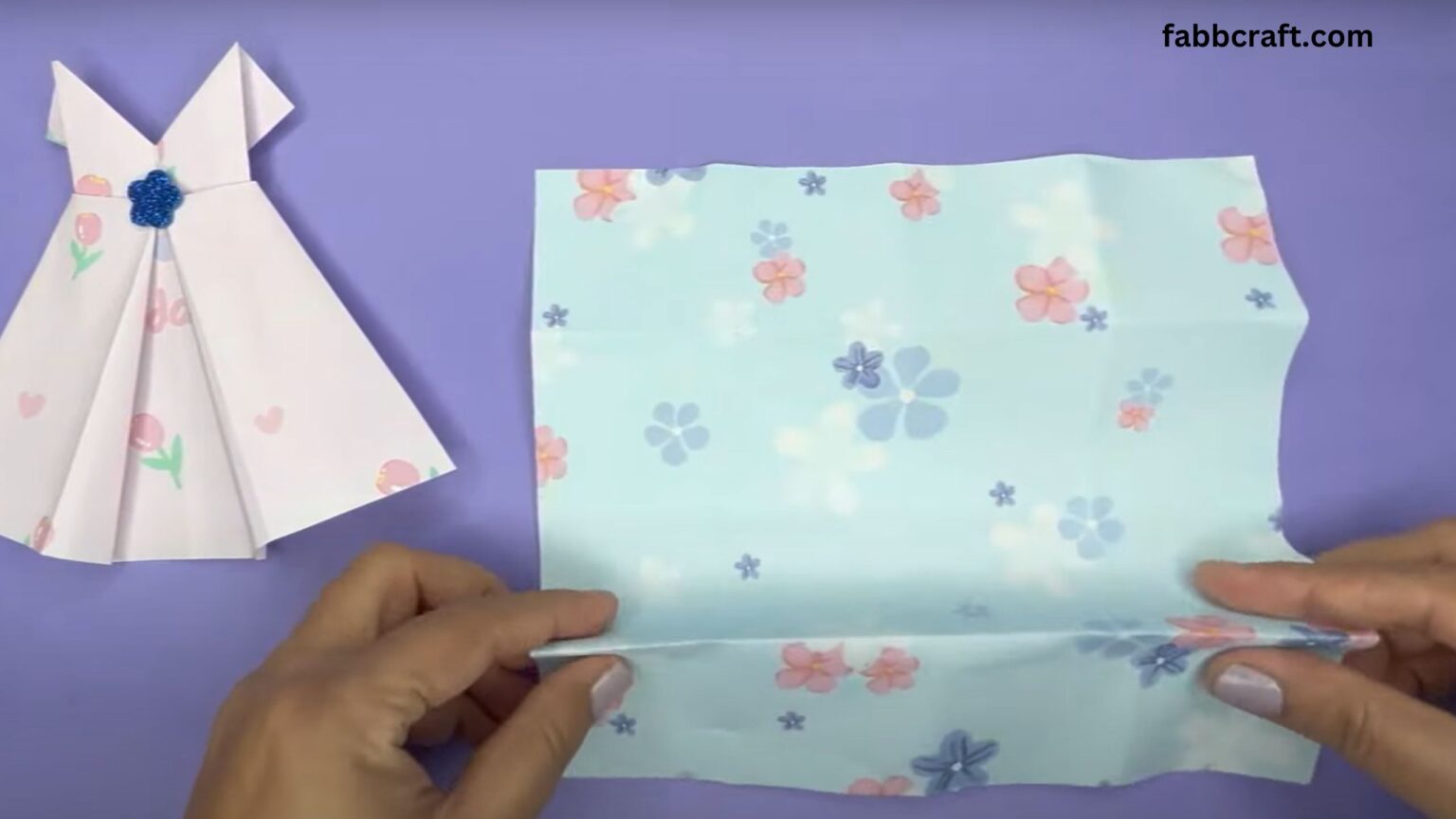 How To Make Origami Dress (Step By Step Tutorial With Pictures) - fabbcraft