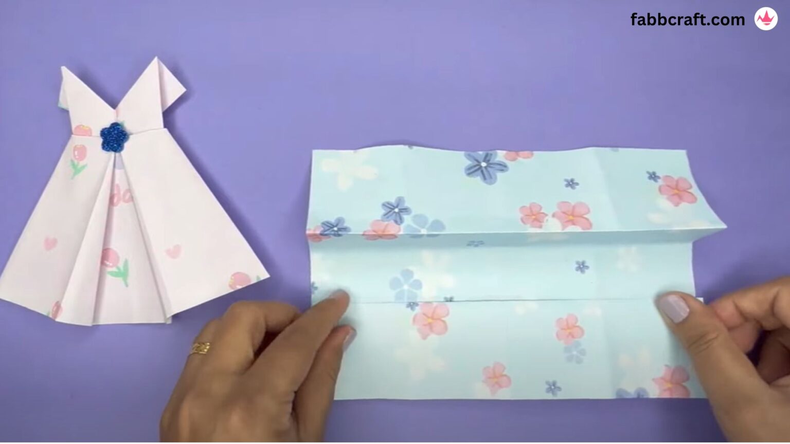How To Make Origami Dress (Step By Step Tutorial With Pictures) - fabbcraft