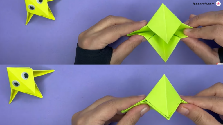 How To Make Easy Origami Moving Toy For Kids (Video + Tutorial) - fabbcraft