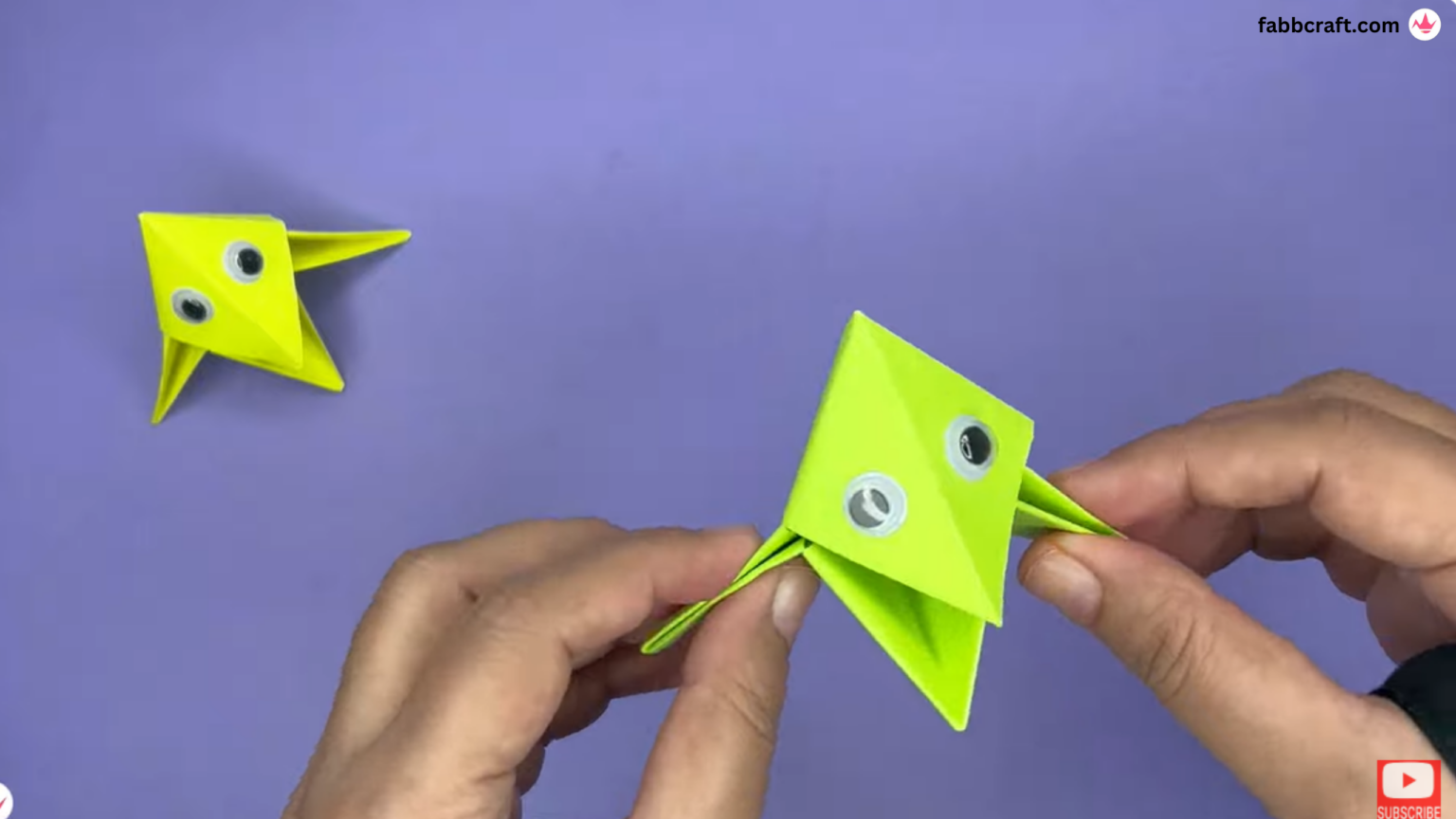 How To Make Easy Origami Moving Toy For Kids (Video + Tutorial) - fabbcraft