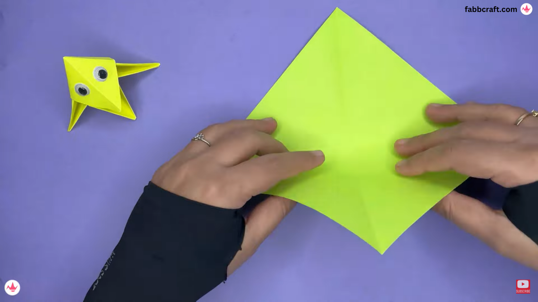 How To Make Easy Origami Moving Toy For Kids (Video + Tutorial) - fabbcraft