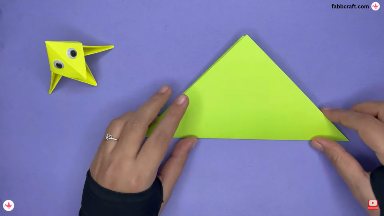 How To Make Easy Origami Moving Toy For Kids (Video + Tutorial) - fabbcraft
