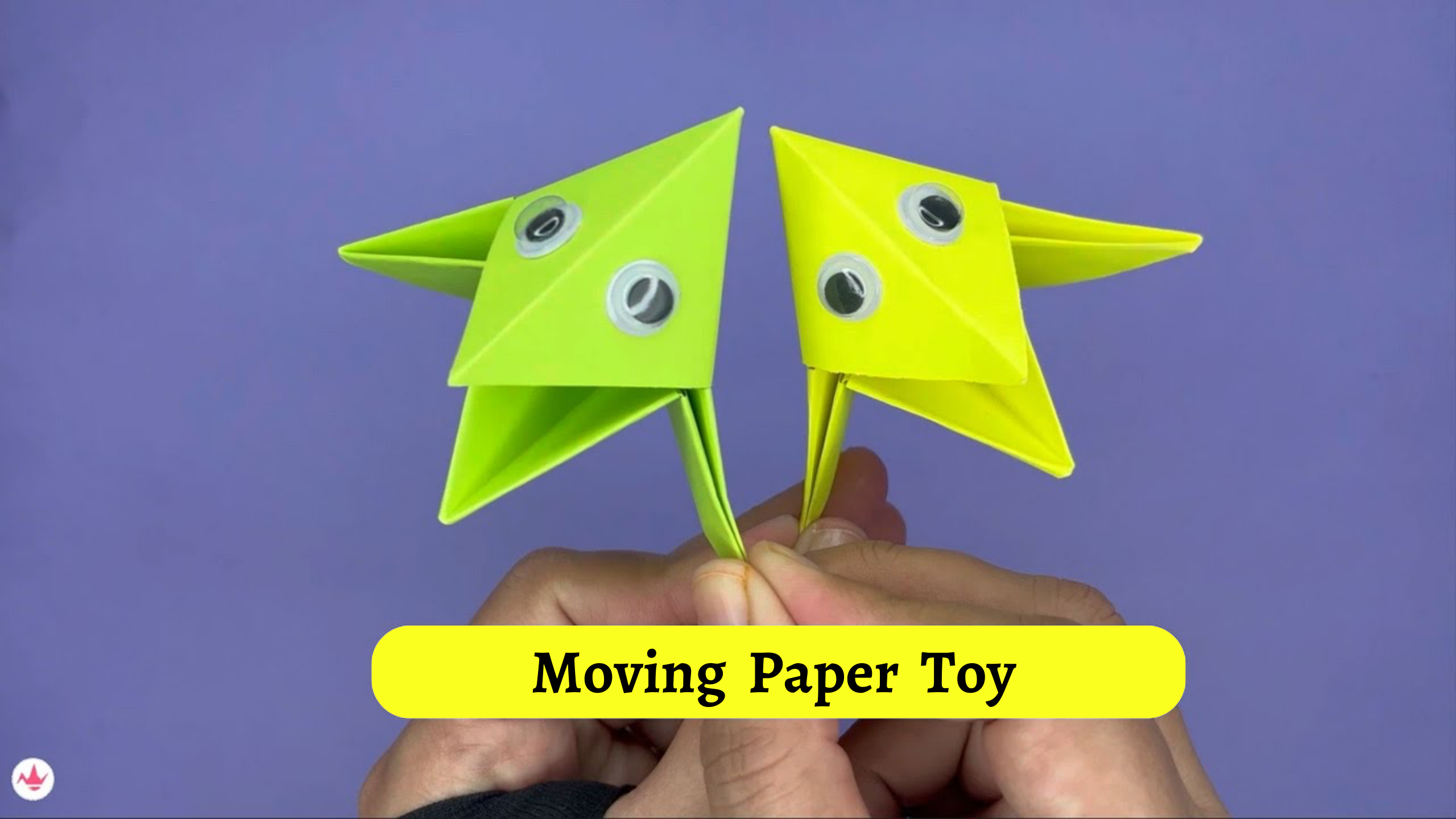 How To Make Easy Origami Moving Toy For Kids (Video + Tutorial) - fabbcraft
