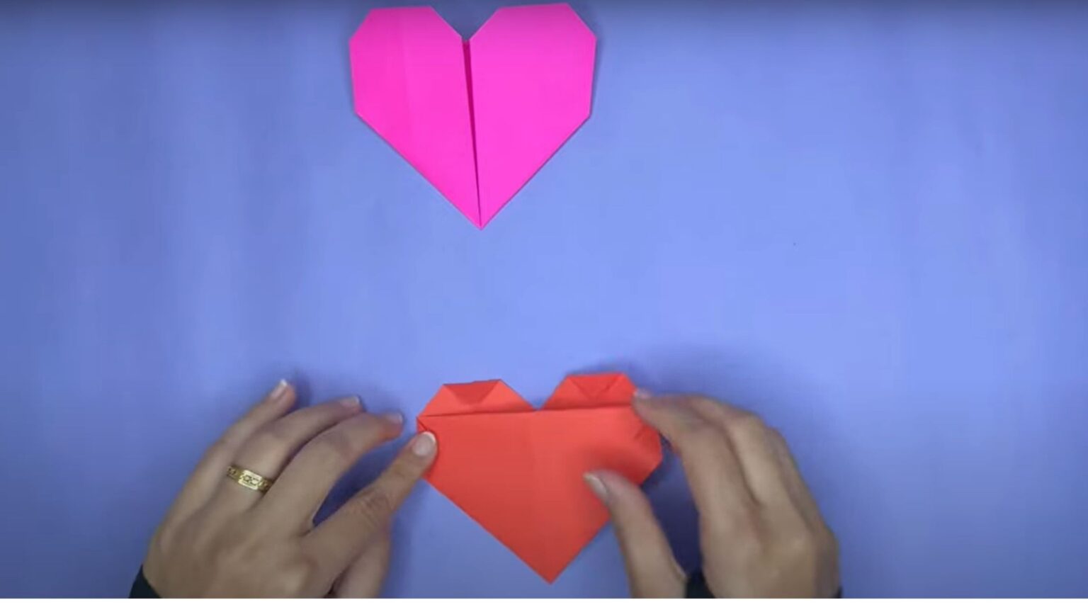 How To Make Easy Origami Heart (Video + Tutorial) - fabbcraft