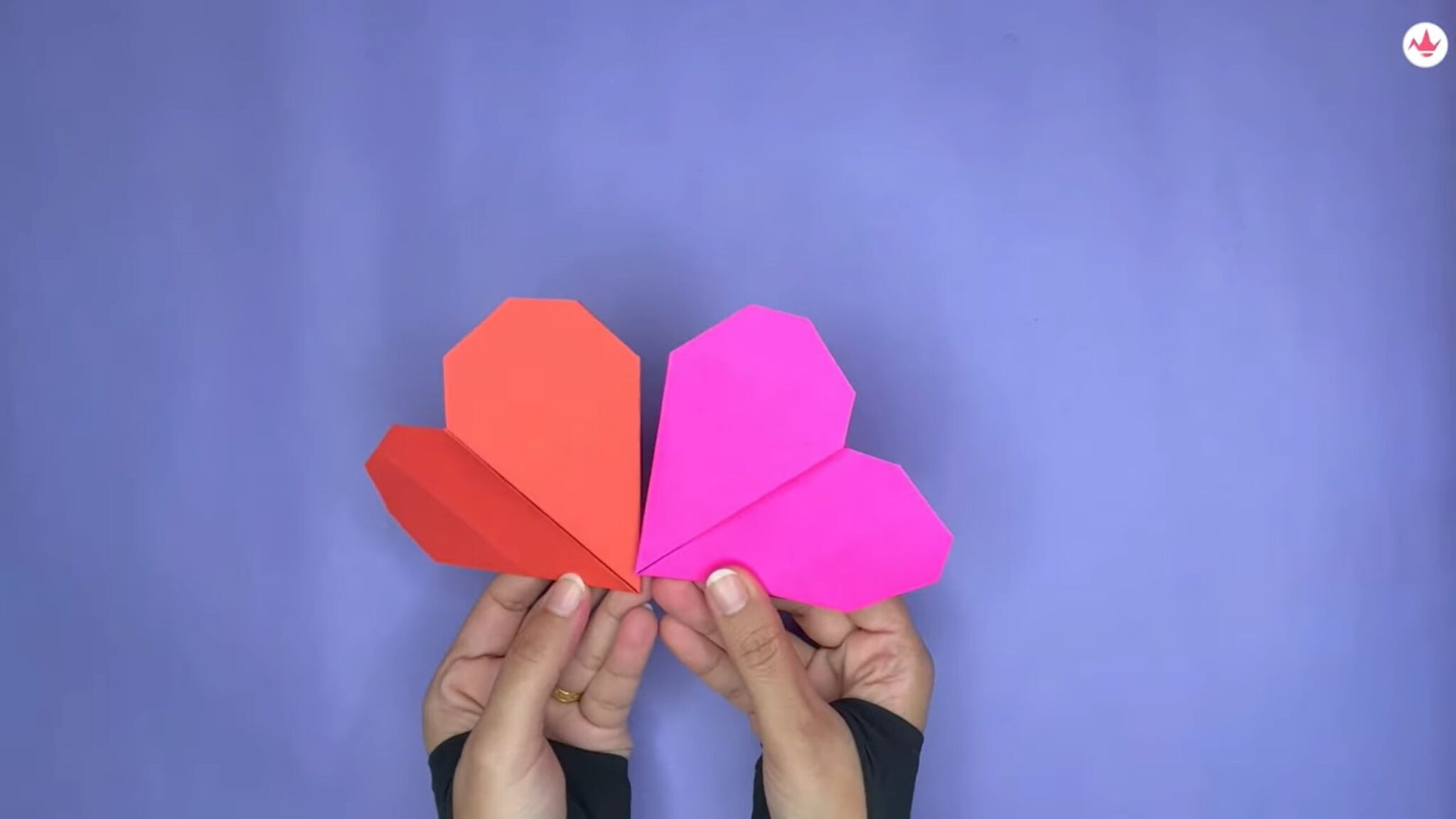 How To Make Easy Origami Heart (Video + Tutorial) - fabbcraft