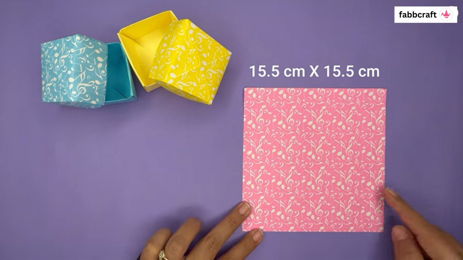 How To Make Origami Gift Box - fabbcraft