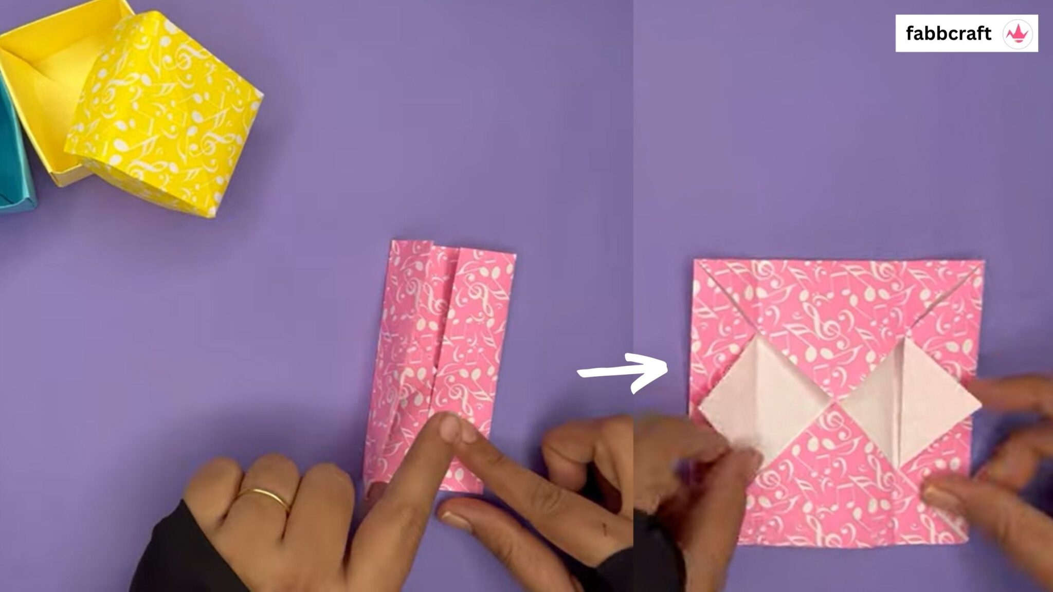How To Make Origami Gift Box - fabbcraft