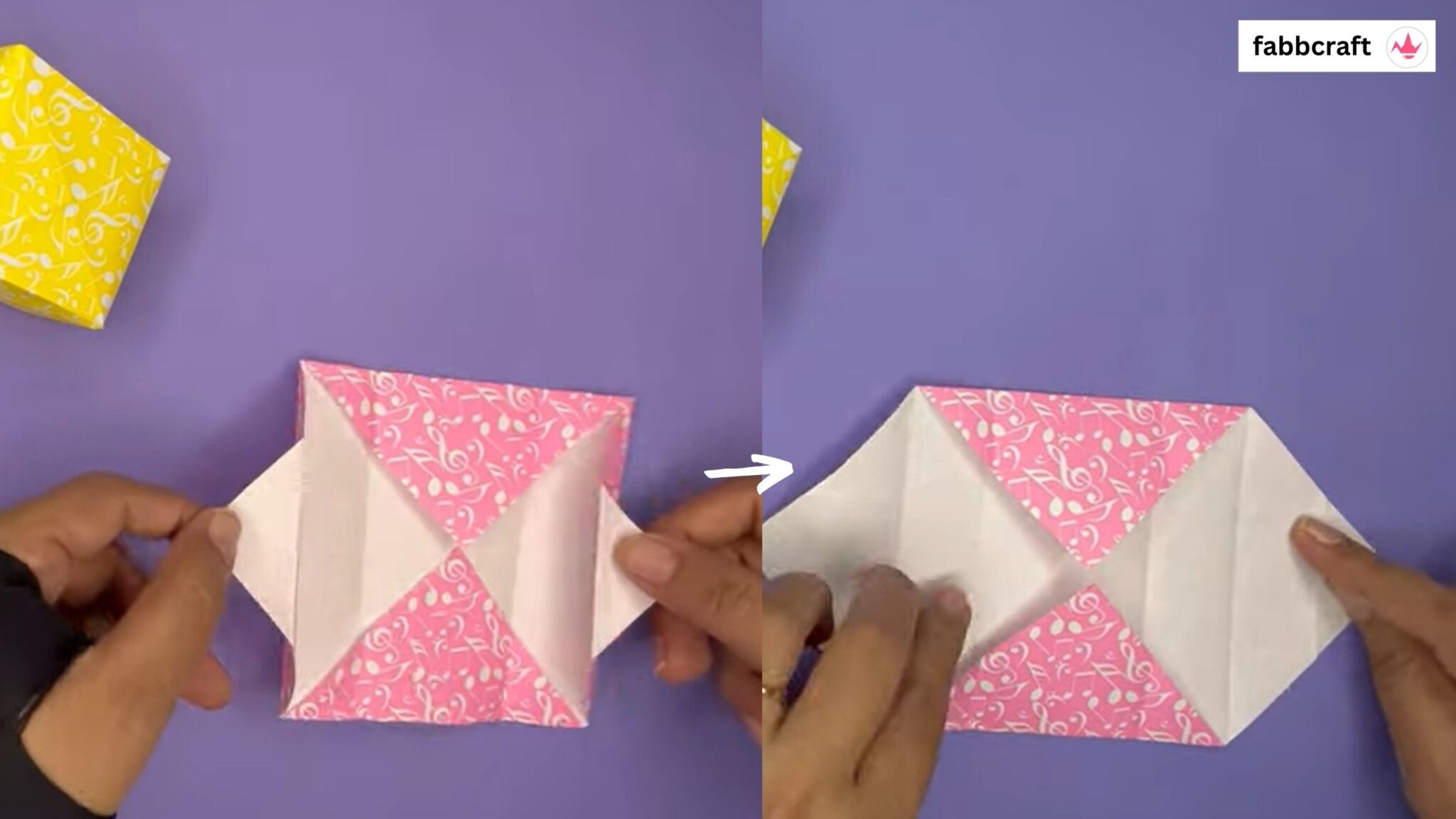How To Make Origami Gift Box - fabbcraft