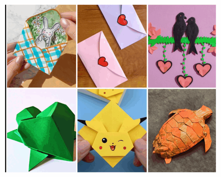 20 Easy Paper Crafts for Kids - fabbcraft
